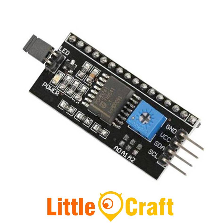I2C Adaptor for 1602 or 2004 Character LCD