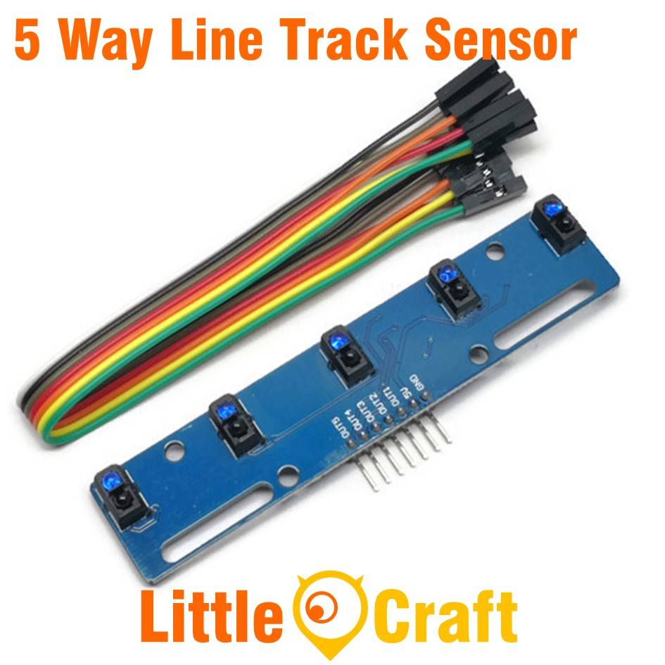 5 Way TCRT5000 Line Tracking Sensor Module